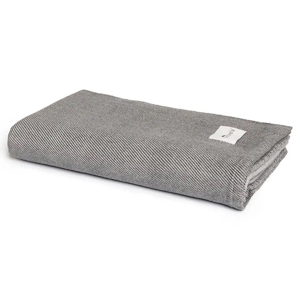 Shiloh Grey Tile Patterned Handwoven Indoor / Outdoor Throw Blanket