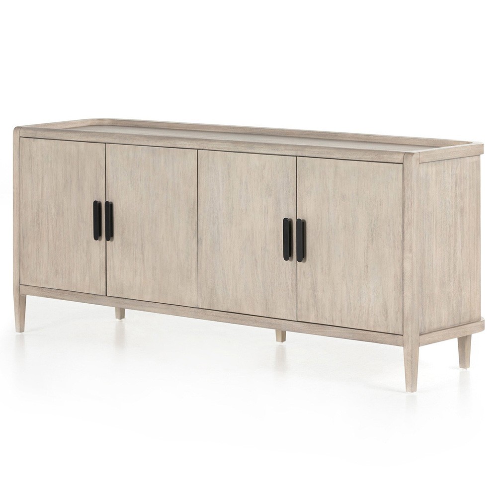 Harland Modern Classic Grey Mahogany Wood Sideboard Standard (50"-75" W ...