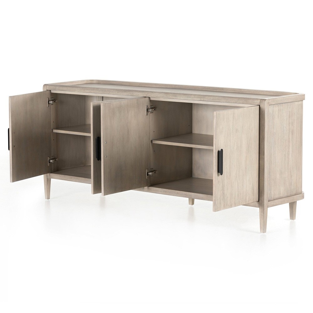 Harland Modern Classic Grey Mahogany Wood Sideboard Standard (50"-75" W ...