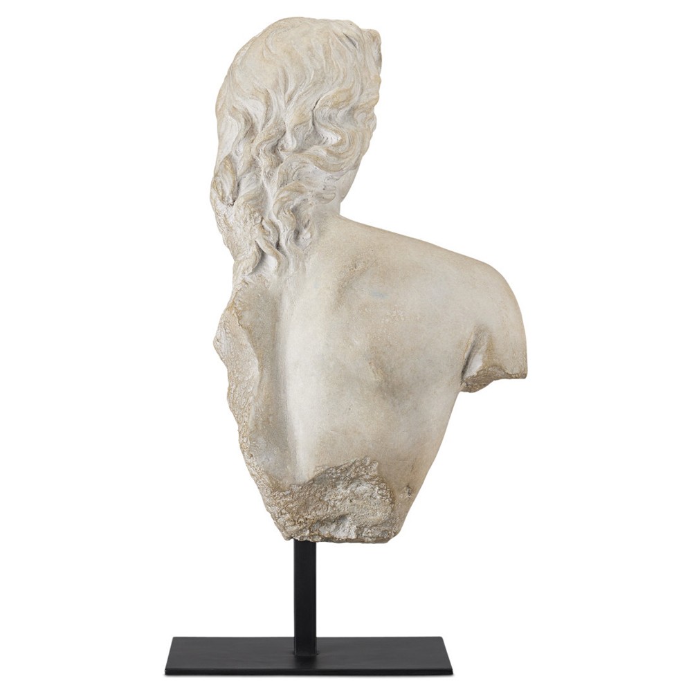 Julien French Country Beige Greek Torso Sculpture | Kathy Kuo Home