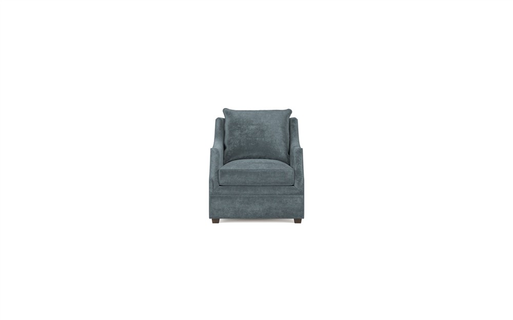 Romilly Slate Blue Chair | Kathy Kuo Home