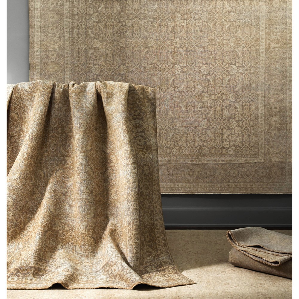 Kalani Updated Traditional Beige Wool Patterned Rug - 2'x3'