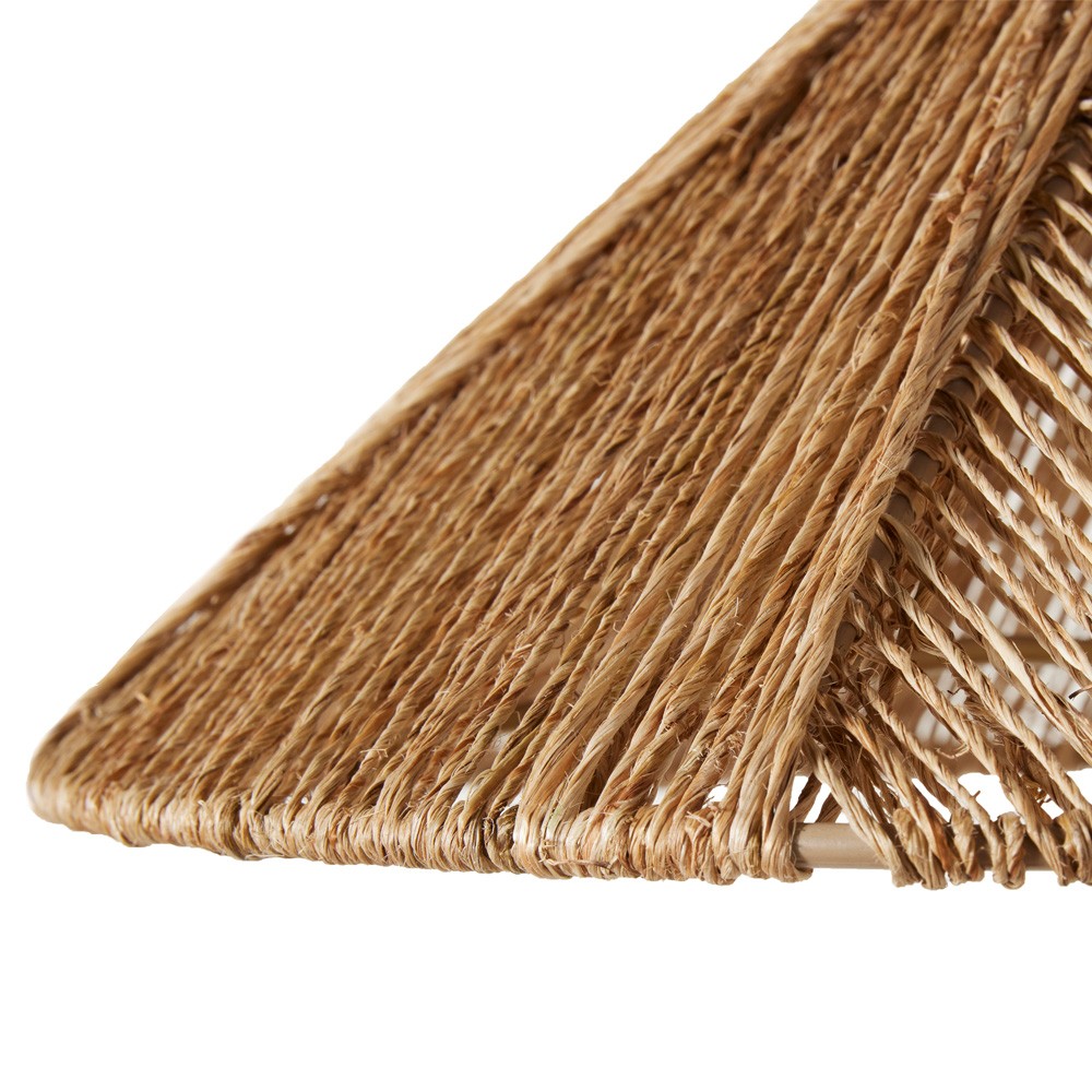 Riona Coastal Jute Shade Natural Walnut Wood Heirloom Sconce | Kathy ...