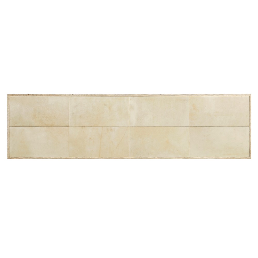 Lenora Modern Classic Cream 2 Tier Console Table Long (53 - 75" W ...