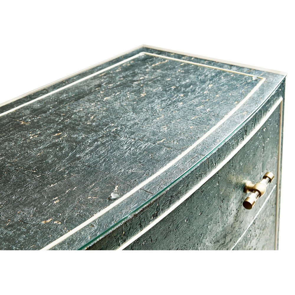 Margaux Updated Traditional Teal Chest | Kathy Kuo Home