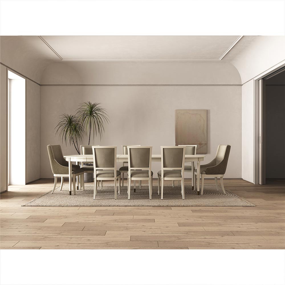 Landen Updated Traditional Beige Wood Oval Extendable Dining Table - 44 ...