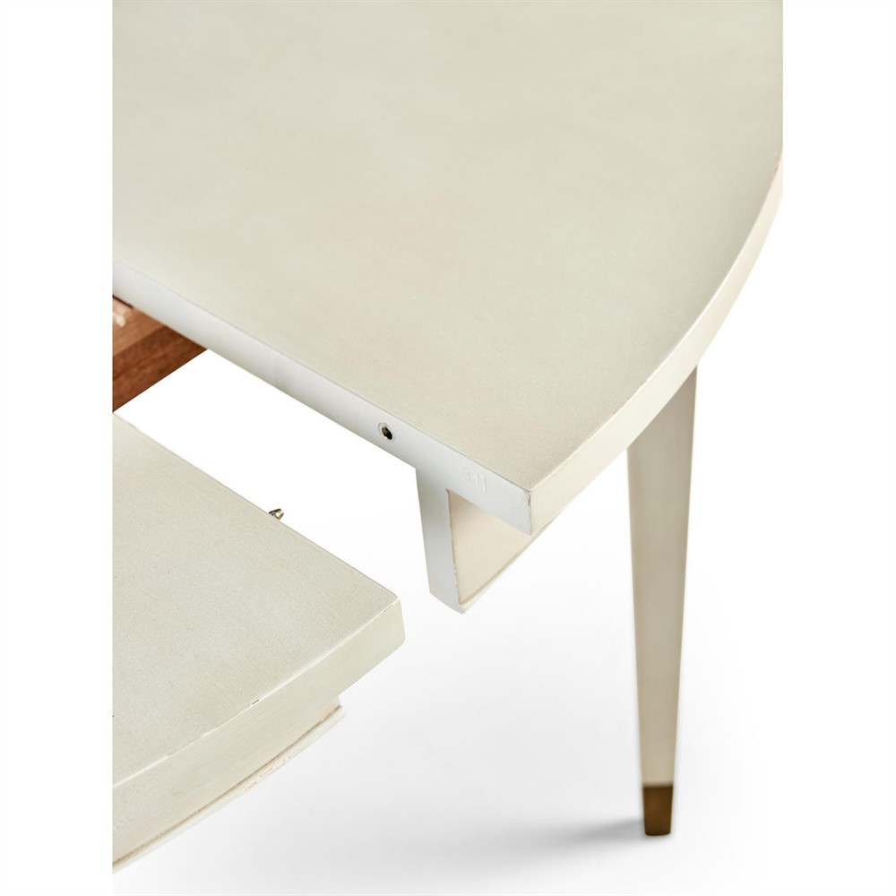 Landen Updated Traditional Beige Wood Oval Extendable Dining Table - 44 ...