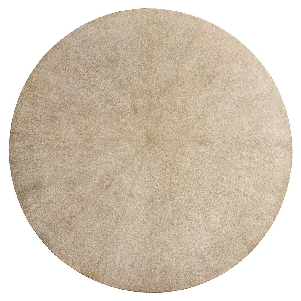 Ferdinand French Country Venetian White Oak Round Dining Table - 71" 71 ...