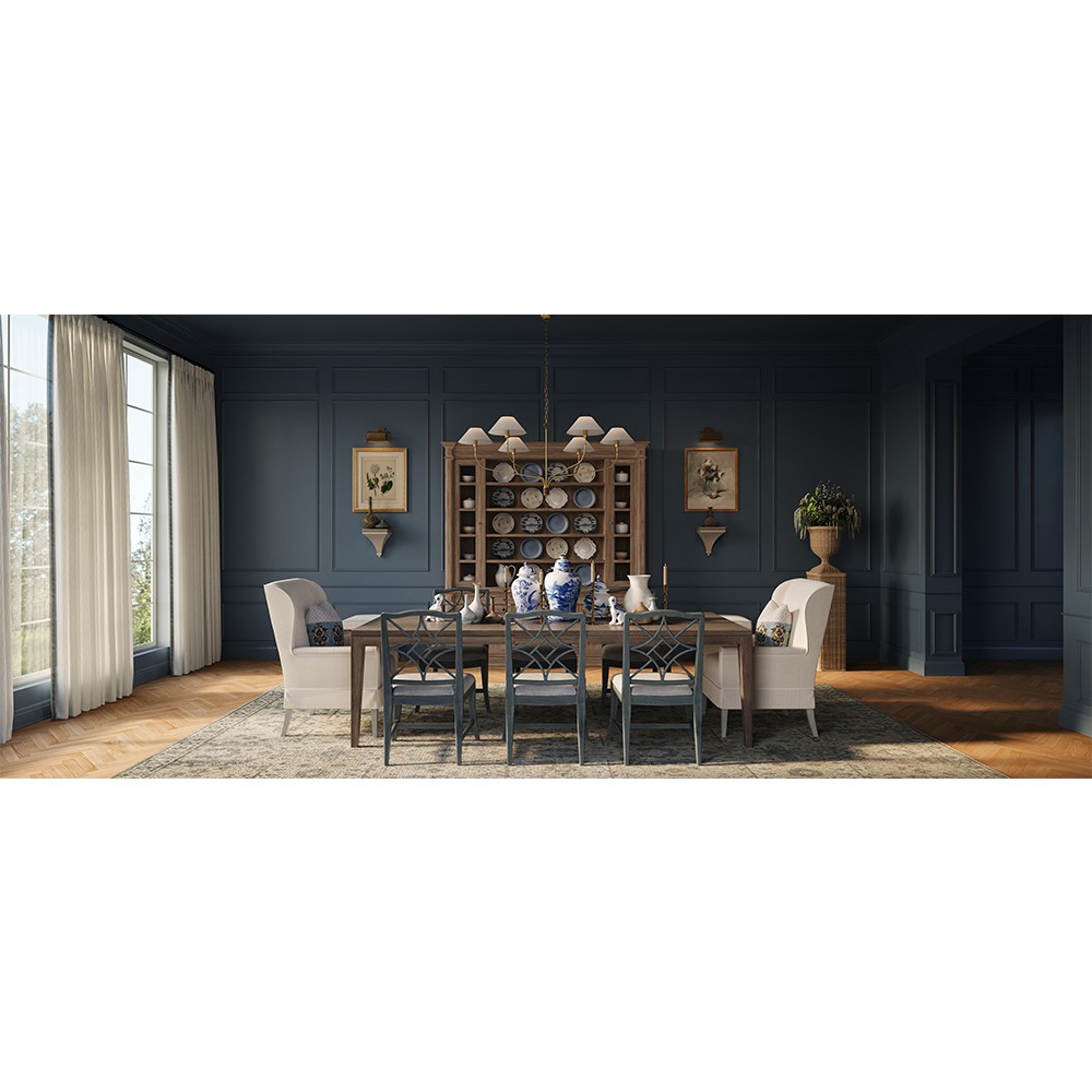 Radford Updated Traditional Brown Acacia Wood Cabinet Wide (over 50 W ...