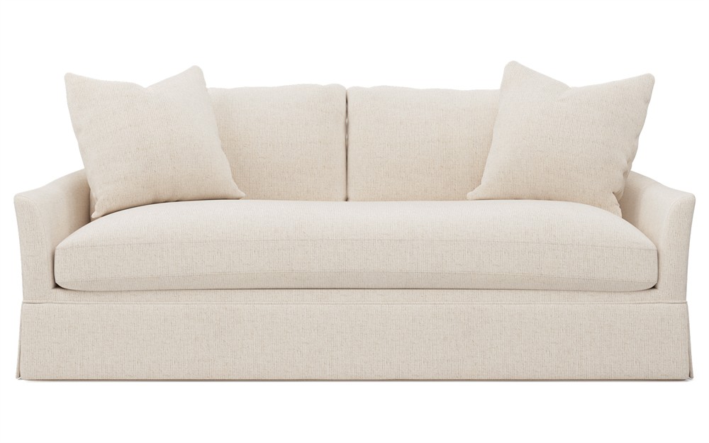 Hartwell Truffle Salt Performance Sofa - 79" | Kathy Kuo Home