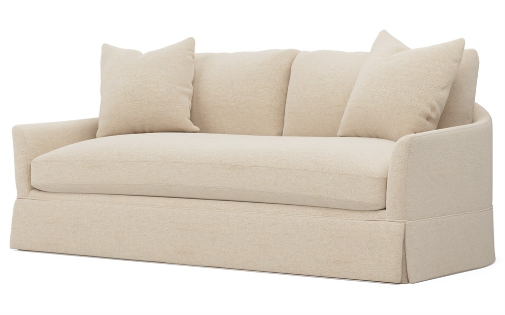 Hartwell Truffle Salt Performance Sofa - 79" | Kathy Kuo Home