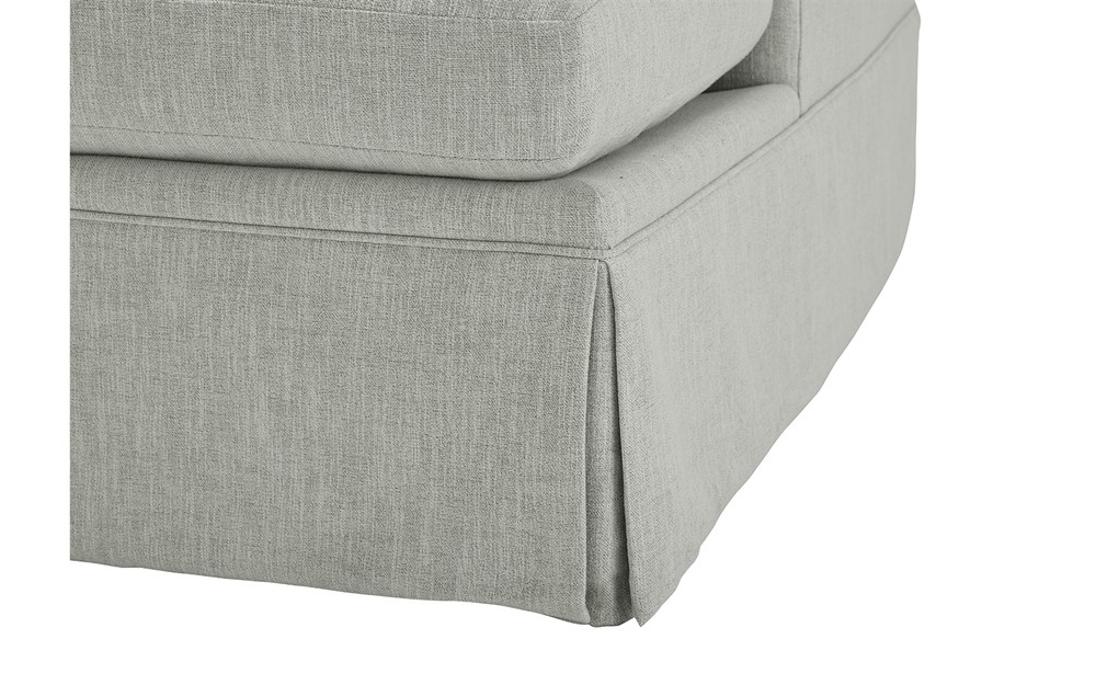 Hartwell Parchment Performance Chaise Sectional - Left Chaise - 122”