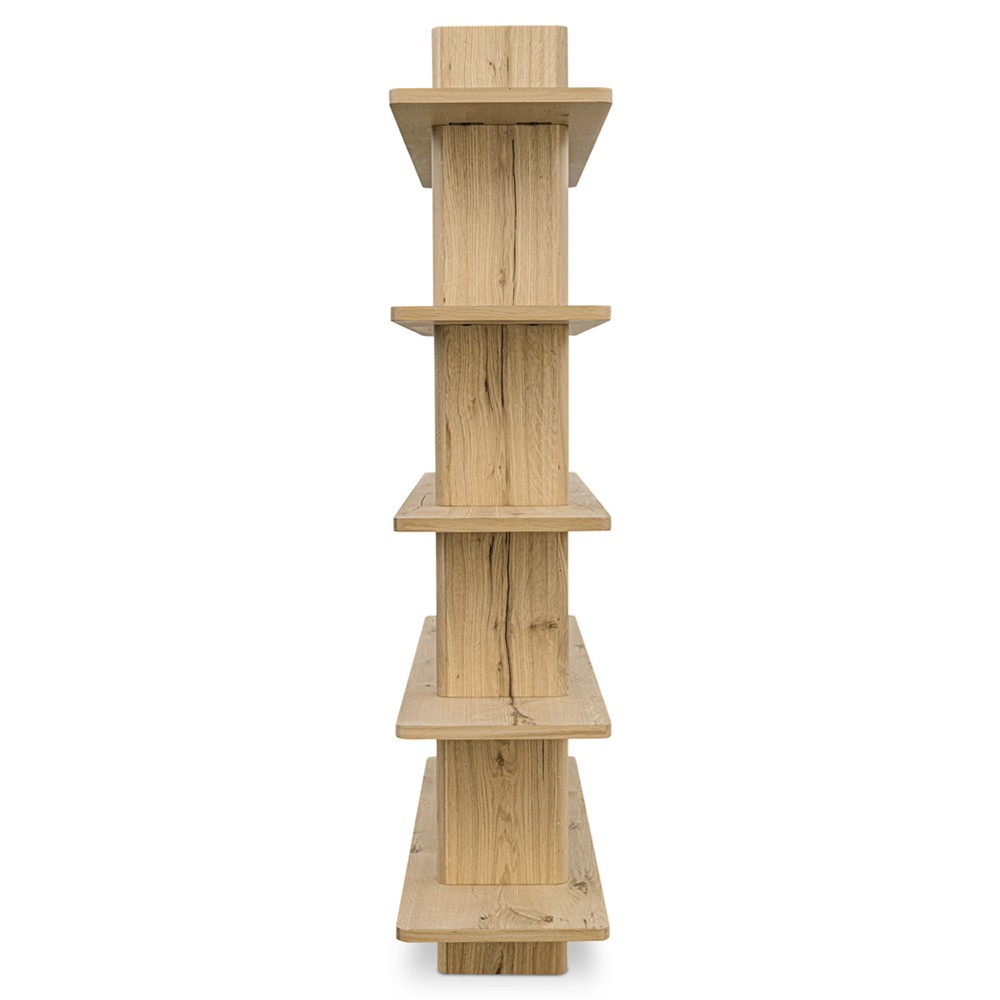 Camilla Modern Classic Light Oak Bookcase | Kathy Kuo Home