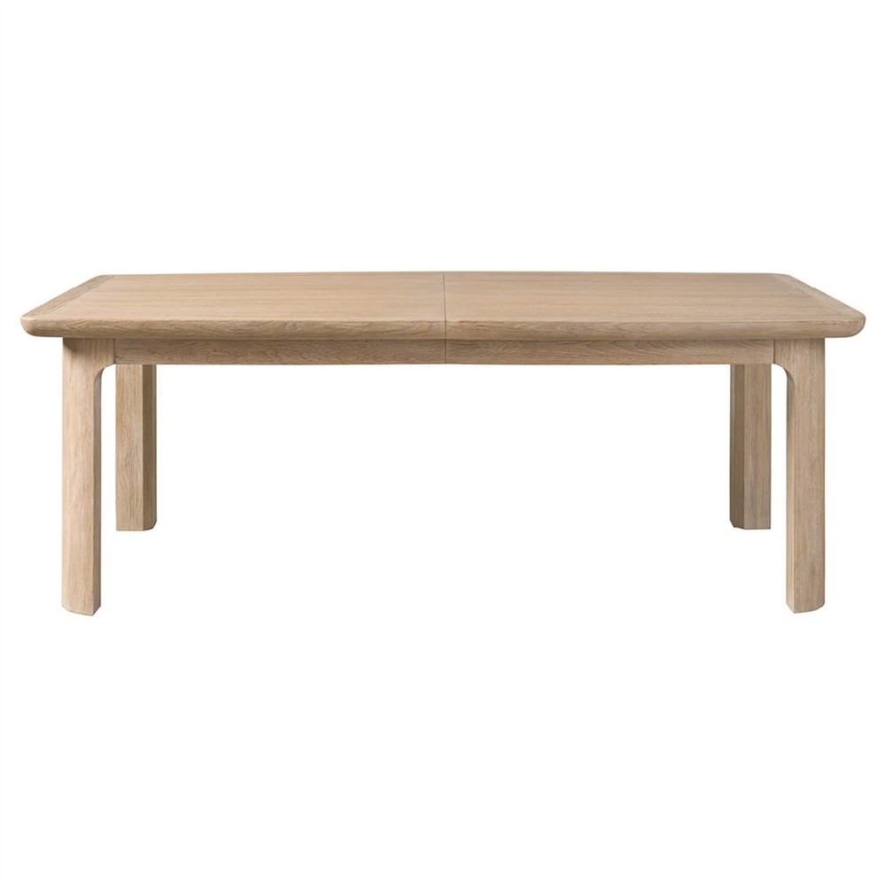 Alwyn Modern Classic Light Oak Rectangular Extendable Dining Table - 86 ...