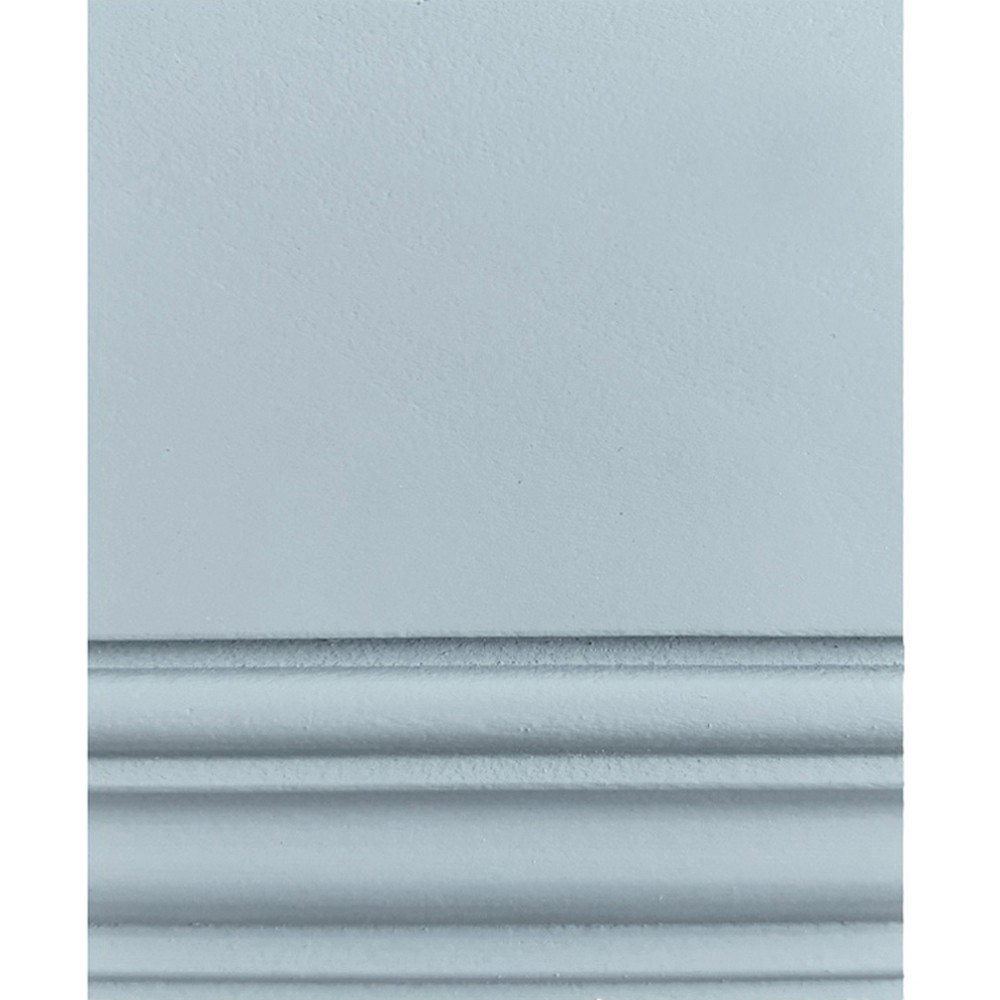 Zoey French Country Light Blue Wood Woven Cane Four Poster Bed - Queen