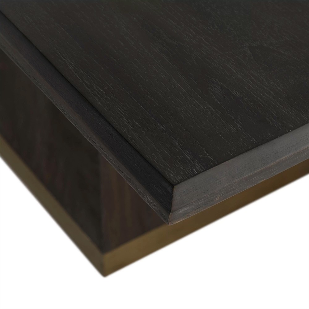 Ferris Modern Classic Forest Black Rectangular Dining Table - 92" 91" W ...
