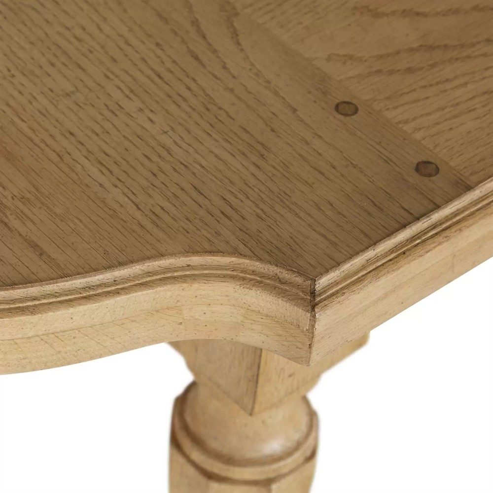 Mathis French Country Brown Wood Extendable Dining Table - 86-106" Over ...