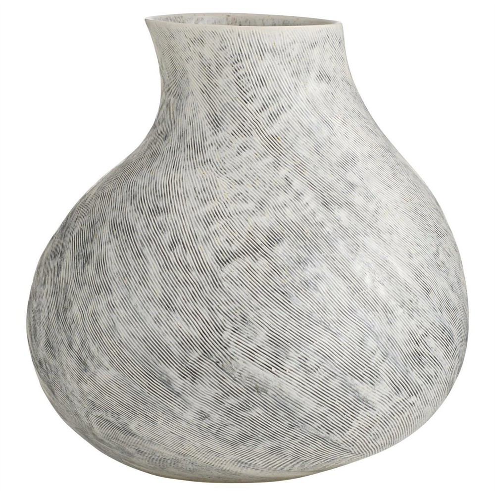 Irelia Coastal Beach Blue Ice Reactive Glaze Porcelain Vase Medium (13 ...