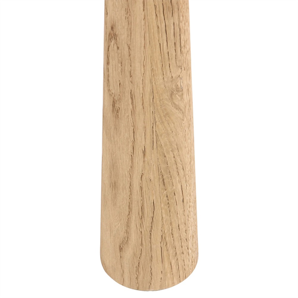 Odetta Modern Classic Natural Travertine Oak Round Side Table