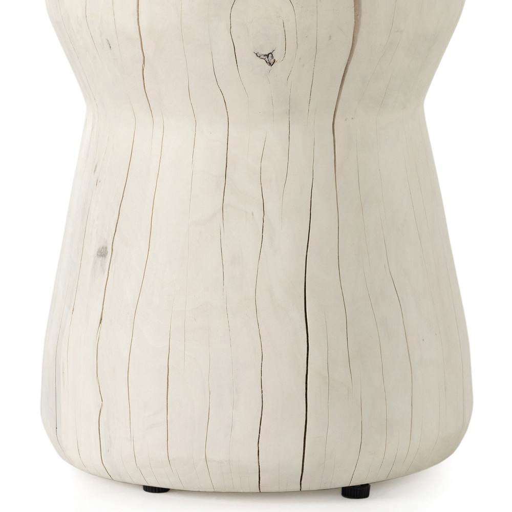 Chester Modern Classic Cream Reclaimed Wood Round Chess Game Table ...