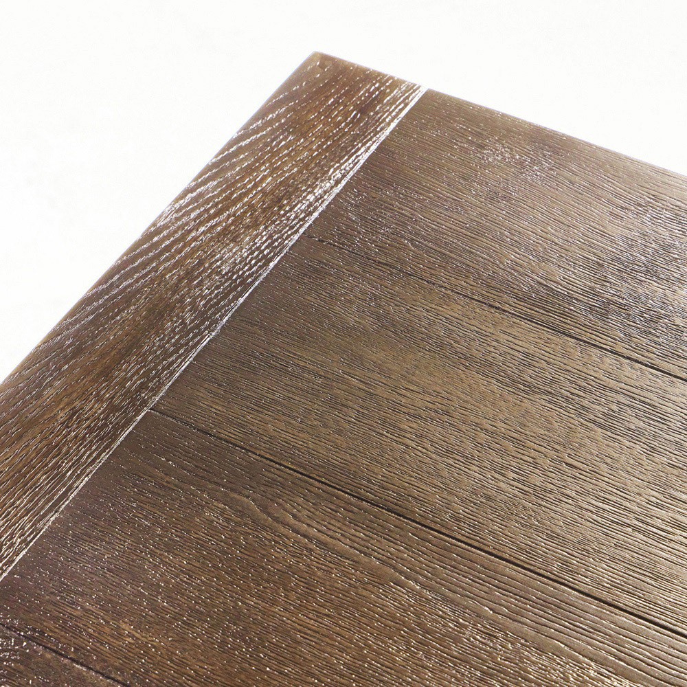 Nayeli Rustic Lodge Worn Oak Rectangular Dining Table - 94"