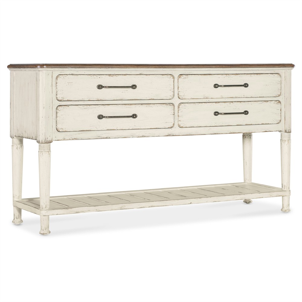 Asher Updated Traditional Cream Wood Sideboard Standard (50"-75" W ...