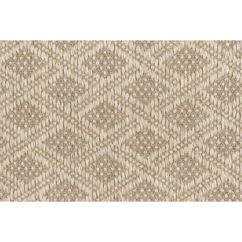 Shekinah Coastal Beach Beige Sisal Diamond Patterned Rug - 6'x9' 6'x9 ...