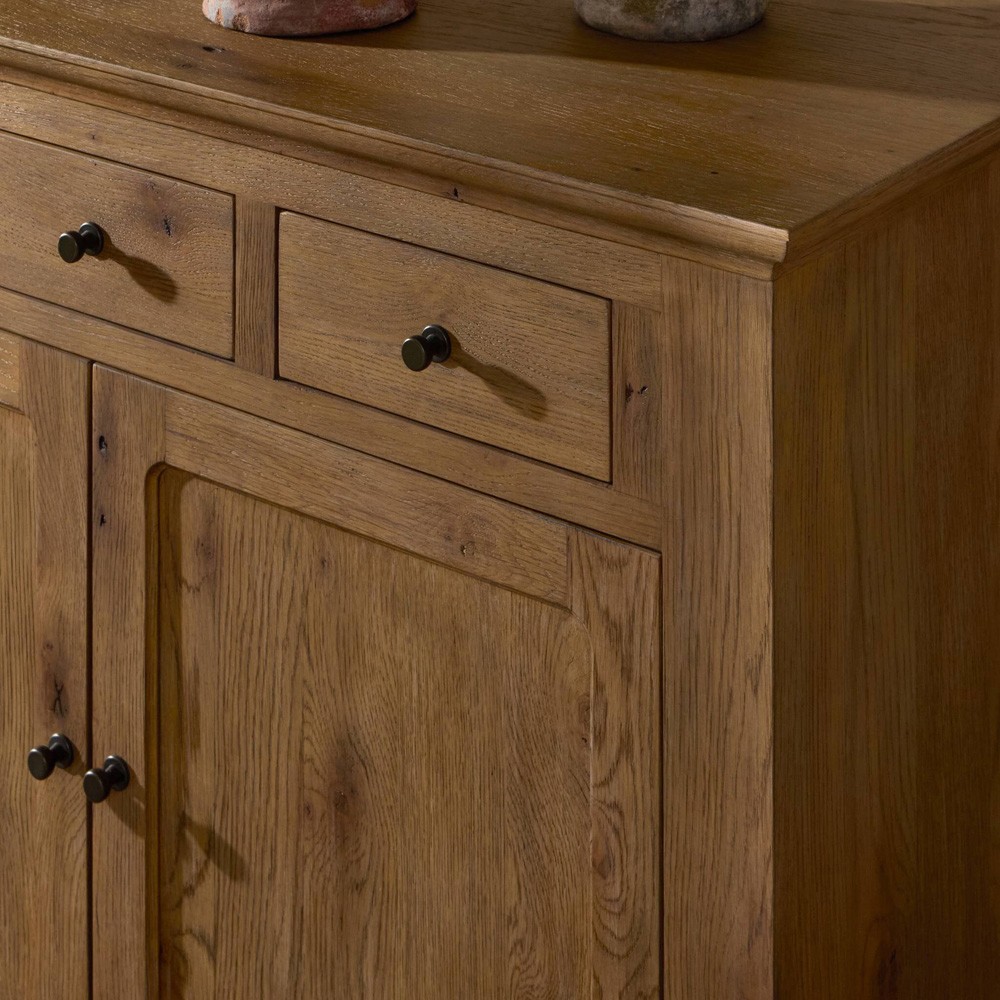Harding Weathered Oak Sideboard Wide (Over 75" W) | Kathy Kuo Home