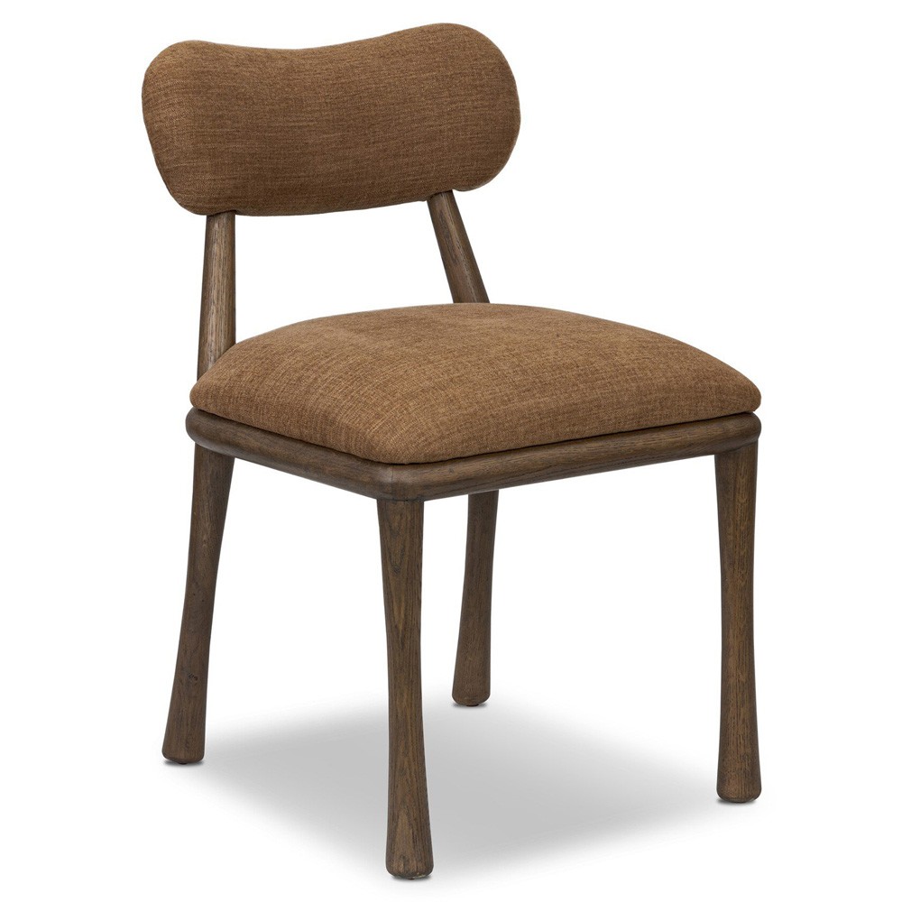 Juna Laughlin Ochre Dining Chair | Kathy Kuo Home