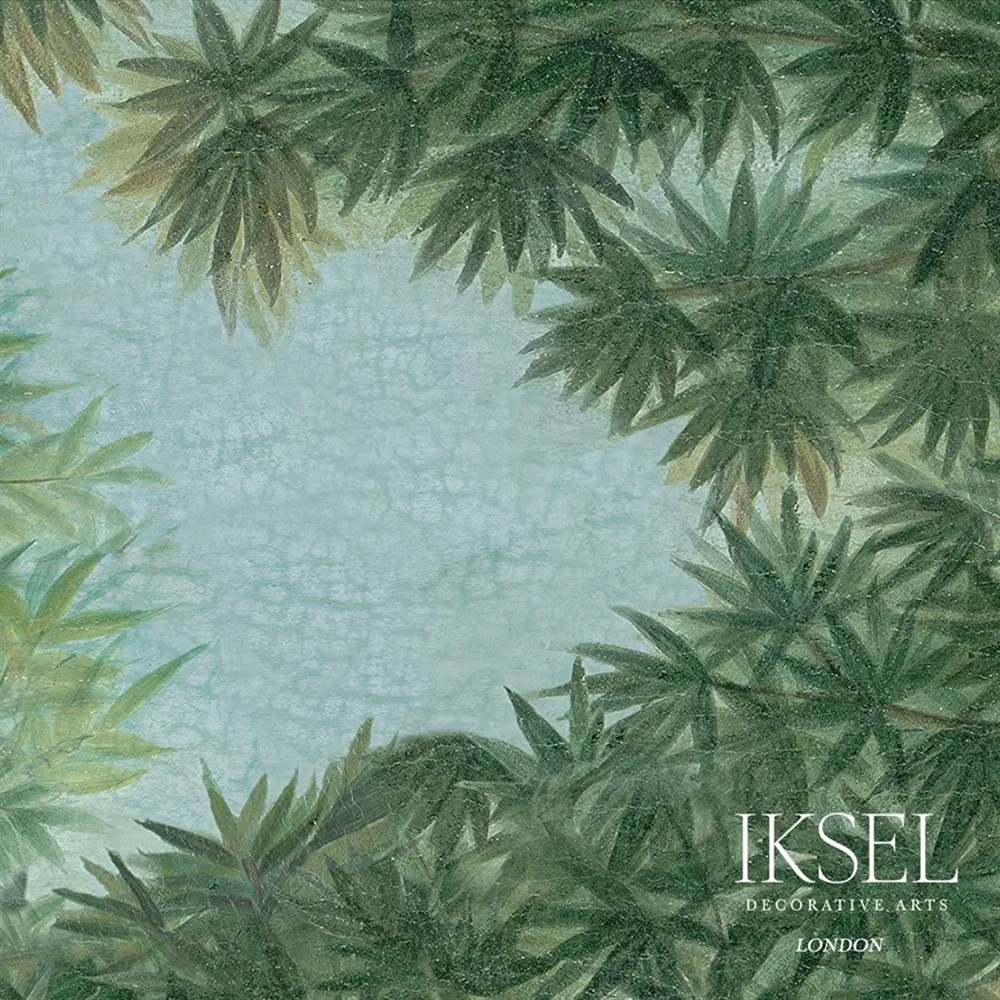 Iksel Italian Promenade Traditional Green Botanical Wallpaper Mural ...