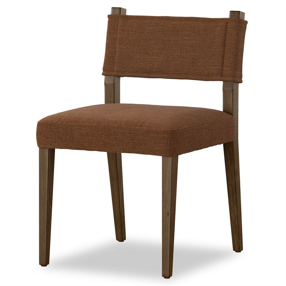 Ely Rustic Lodge Brown Dining Chair | Kathy Kuo Home