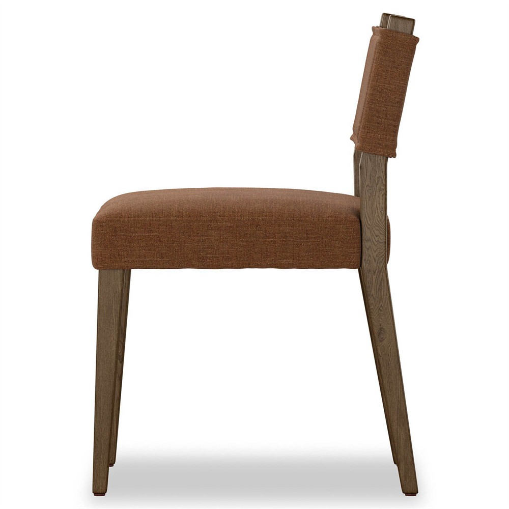 Ely Rustic Lodge Brown Dining Chair | Kathy Kuo Home
