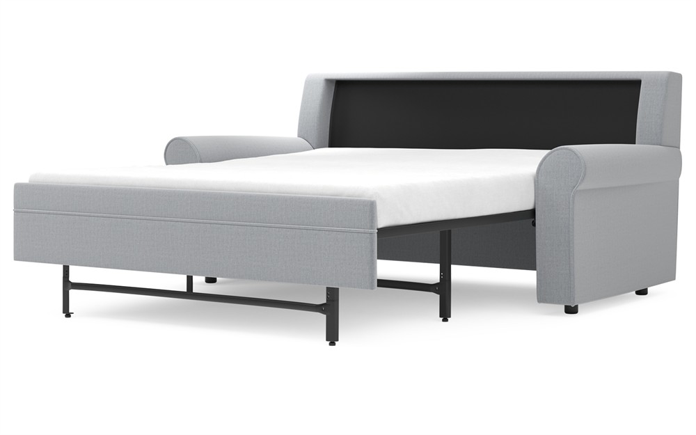 Linden Eggshell Crypton Sleeper Sofa - 78” | Kathy Kuo Home