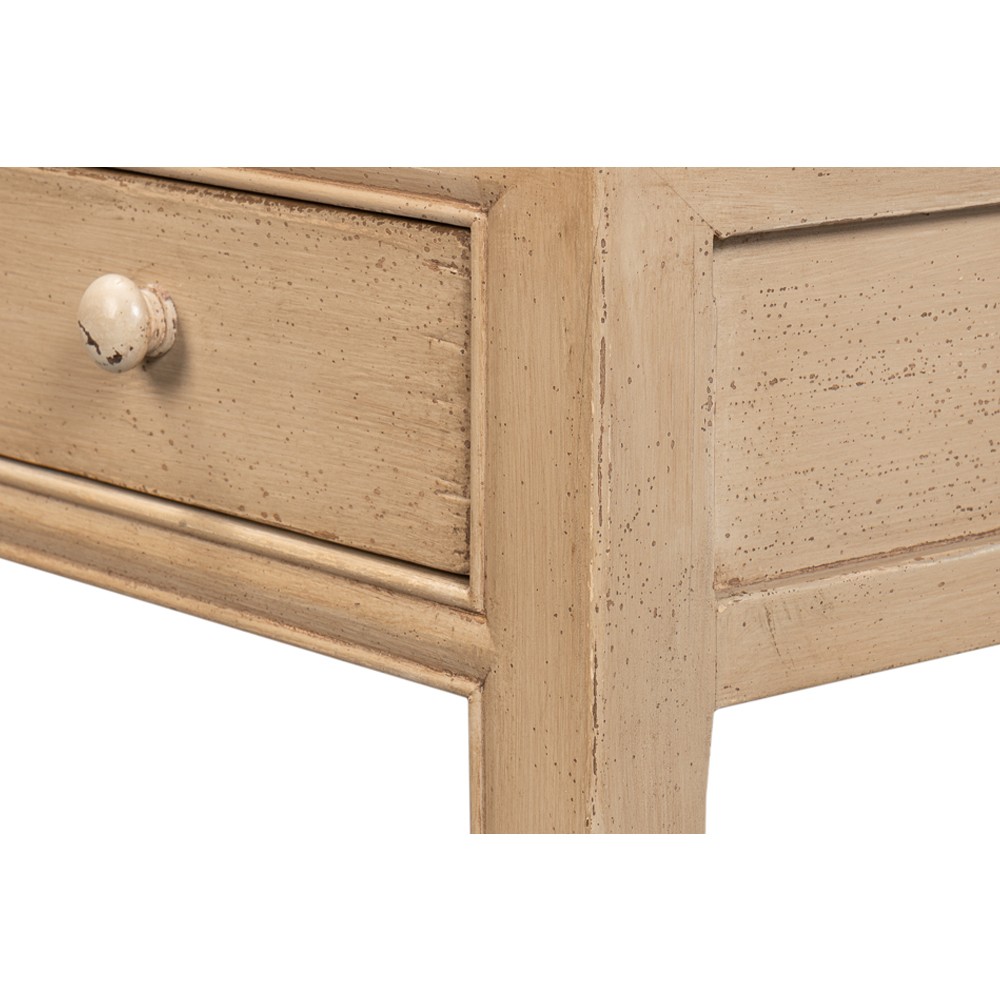 Billie Modern Classic Brown Pine Wood Rectangular Console Table Extra ...