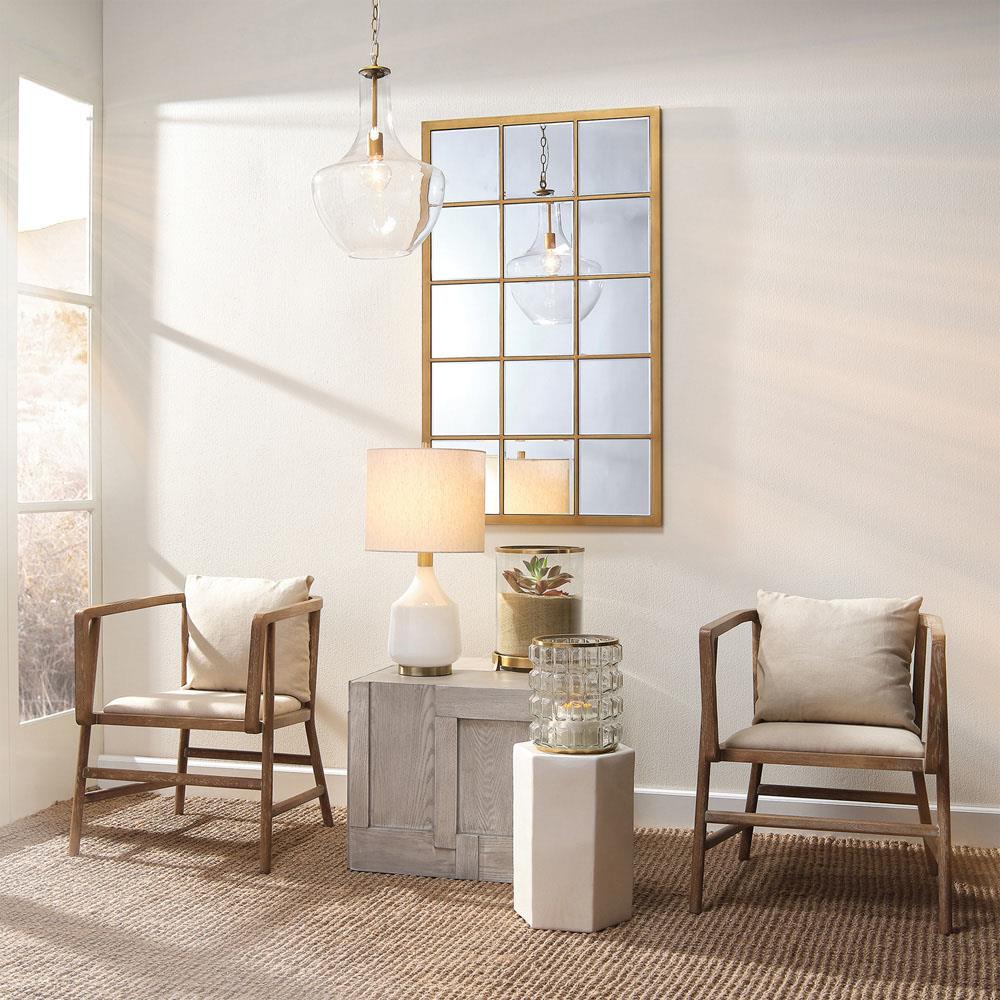 Jett Modern Classic Novelty White Ceramic Side Table