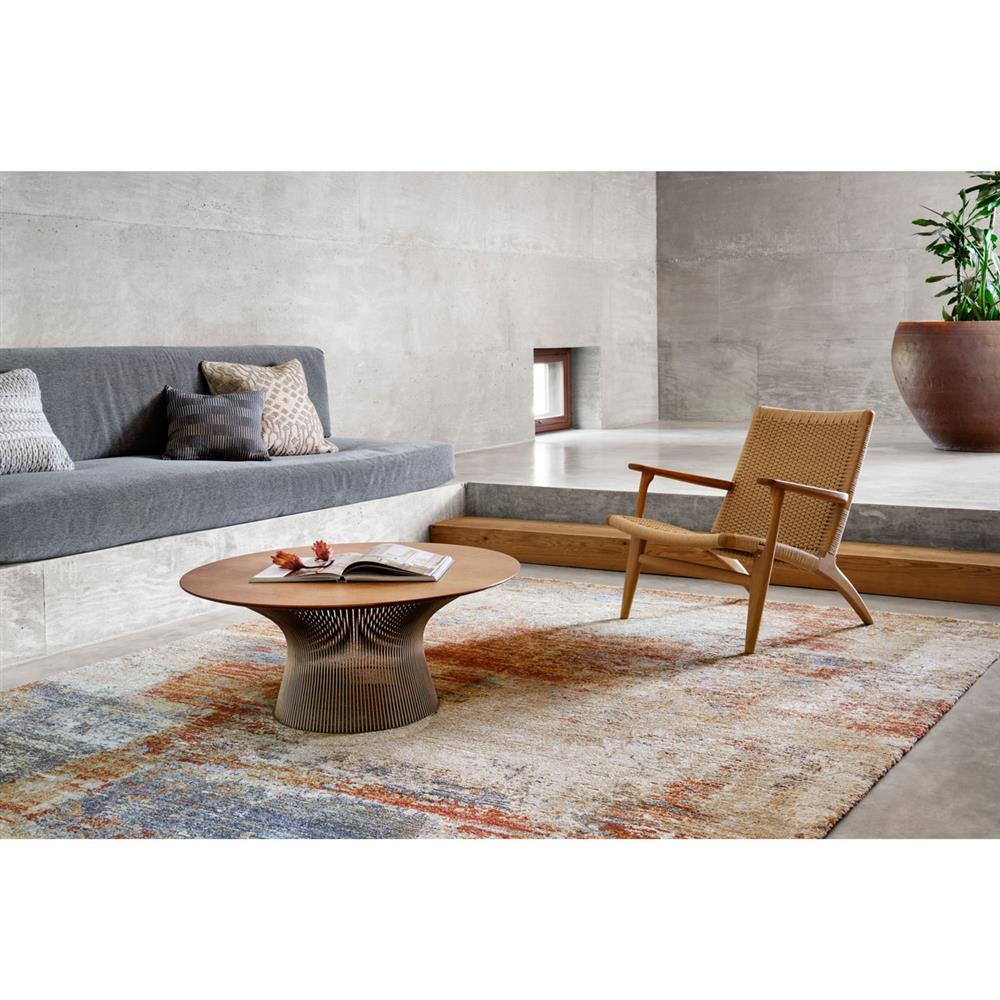 Alarisse Modern Terracotta Orange Abstract Patterned Rug - 3'7"x5'7" 4 ...