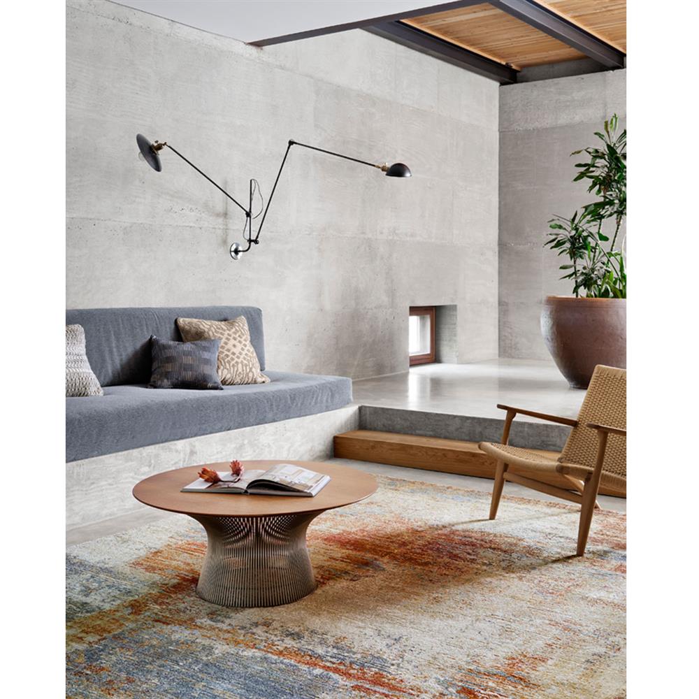 Alarisse Modern Terracotta Orange Abstract Patterned Rug - 5'3"x7'8" 5 ...