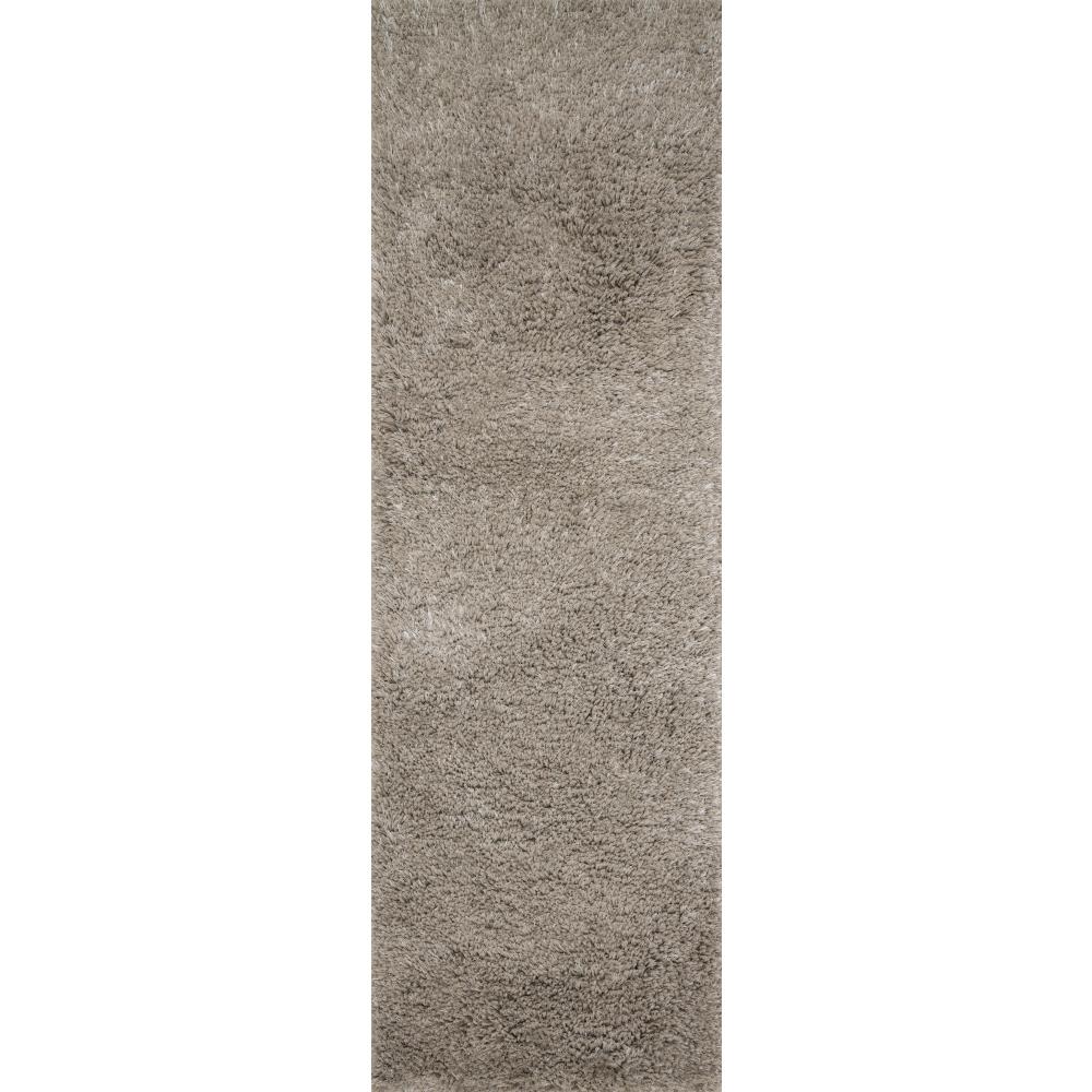 Mila Modern Classic Taupe Brown Shag Rug - 5'x7'6" | Kathy Kuo Home