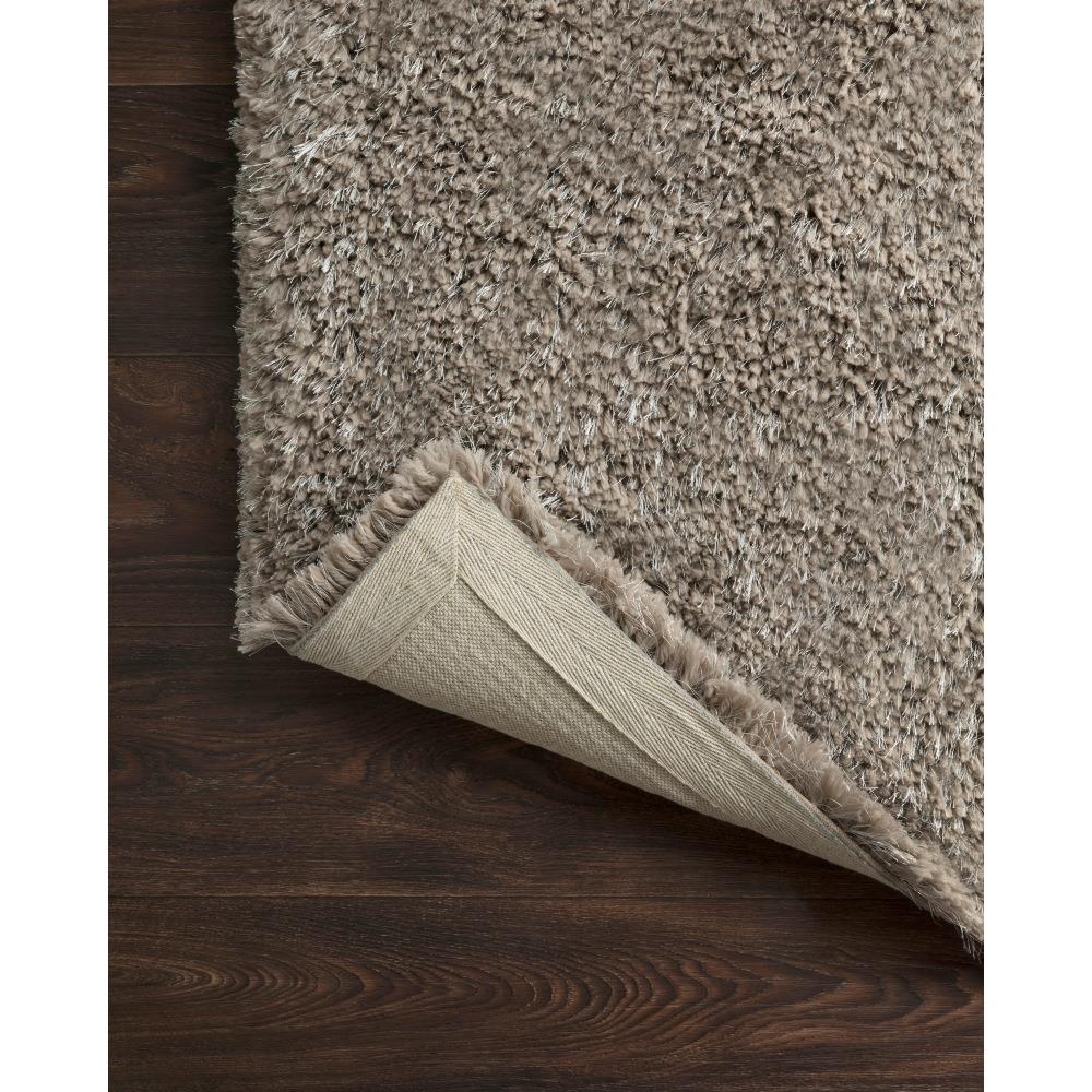 Mila Modern Classic Taupe Brown Shag Rug - 5'x7'6" | Kathy Kuo Home