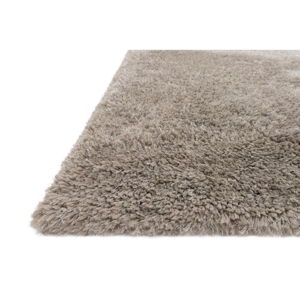 Mila Modern Classic Taupe Brown Shag Rug - 7'9"x9'9" | Kathy Kuo Home