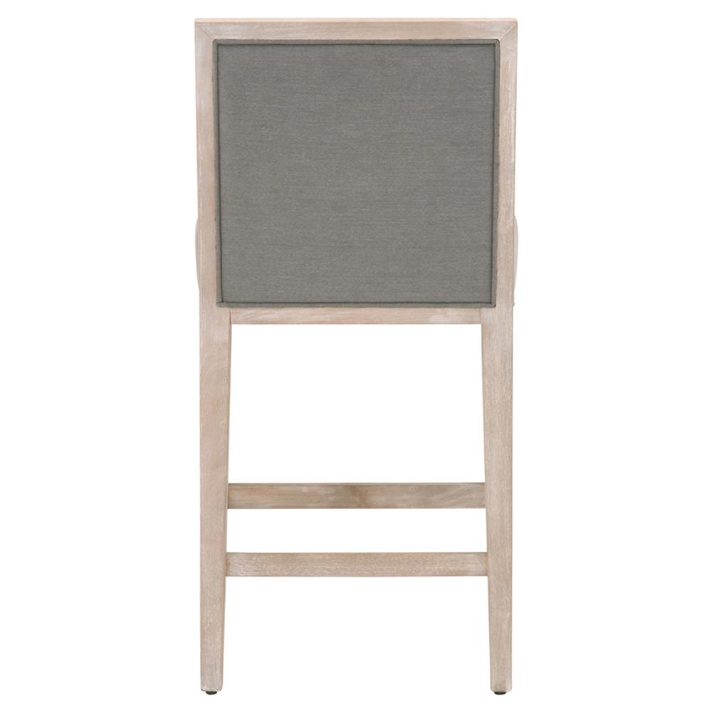 Sasha Modern Classic Grey Solid Rubberwood Performance Counter Stool ...
