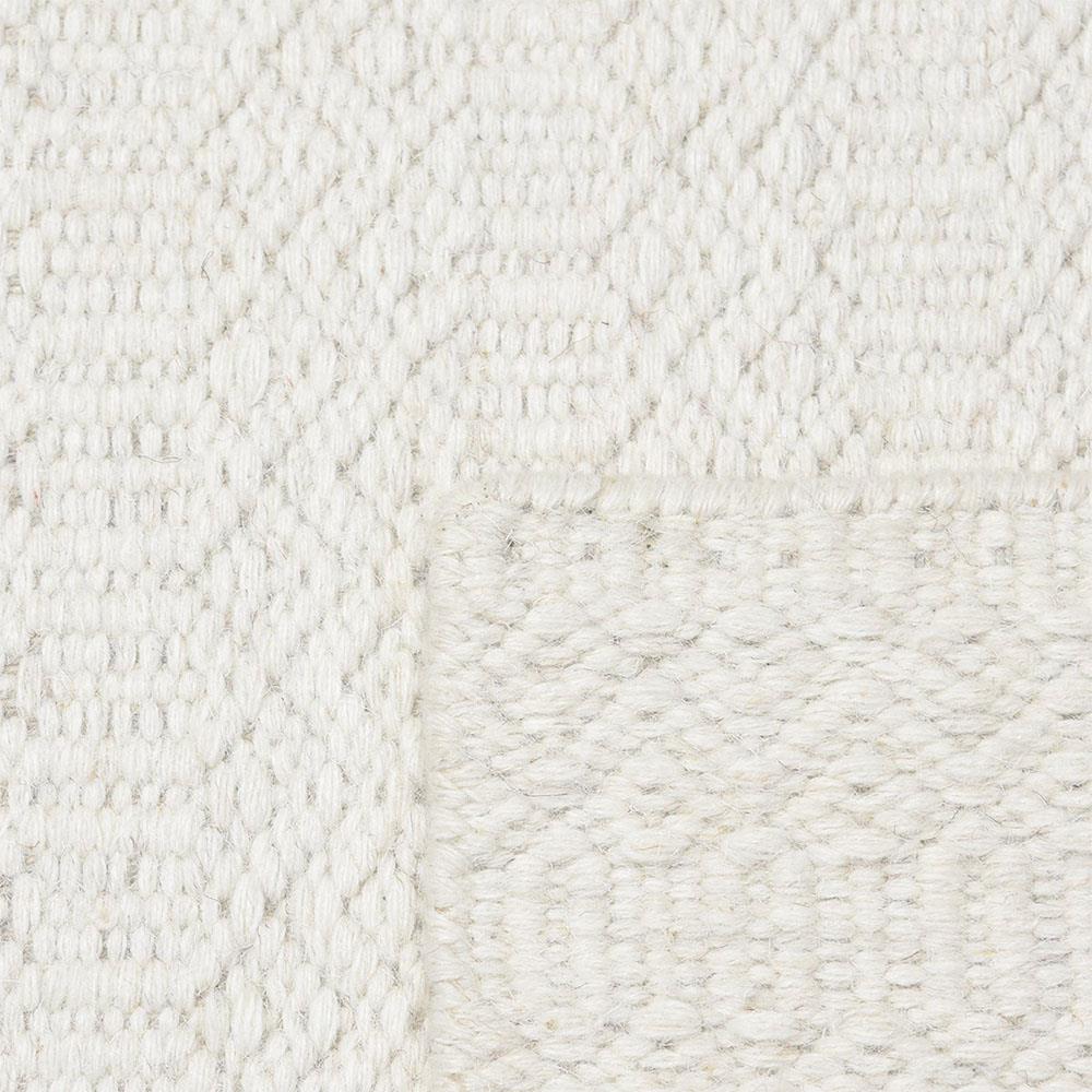 Chatham Modern White Wool Diamond Patterned Rug - 8'x10' | Kathy Kuo Home