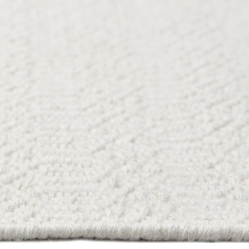 Carys Modern White Wool Diamond Patterned Rug - 8'x10' 8'x10' | Kathy ...