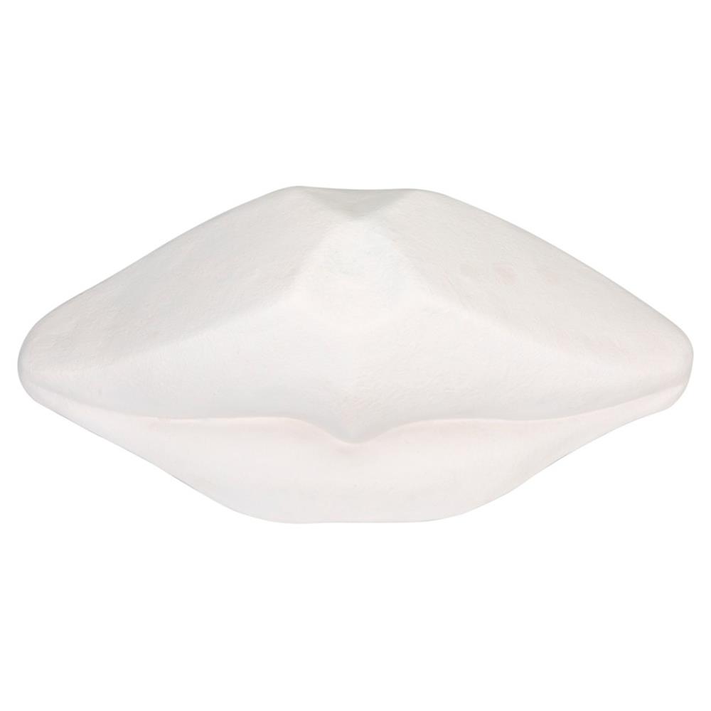 Mavery Modern White Cement Lip Sculpture Small (5" - 10" H) | Kathy Kuo ...