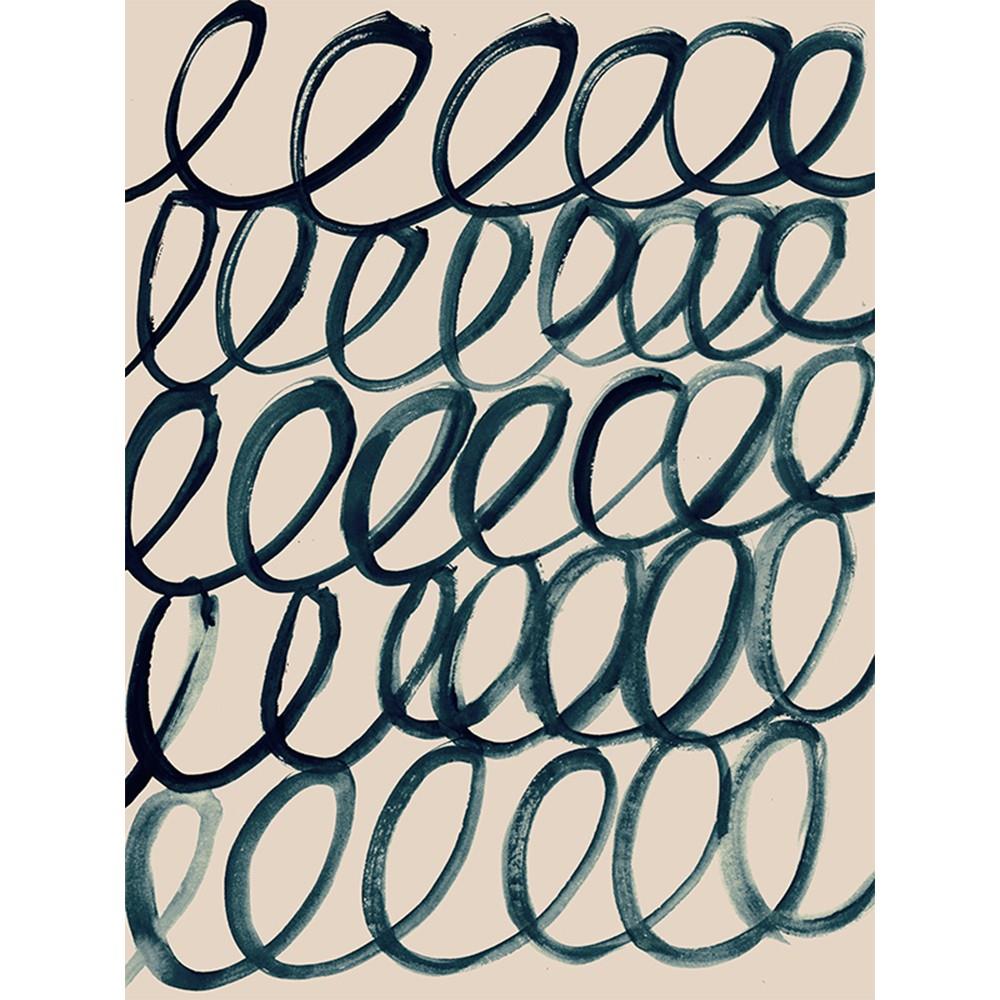 Cursive Painting 2 - 24x32 | Kathy Kuo Home