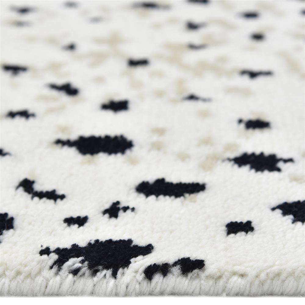 Lewis Modern White Wool Animal Patterned Hand Knotted Rug - 9'x12' 9 ...