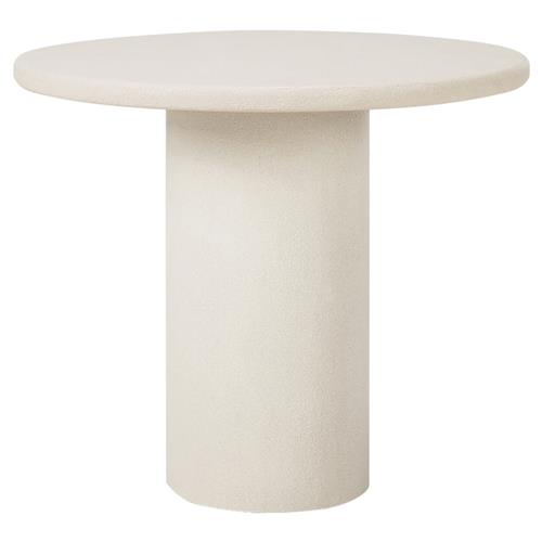 Elements Off White Round Dining Table - Small | Kathy Kuo Home