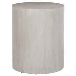 Trinity Modern Classic White Wood Round Drum Coffee Table - 36" 31" W ...