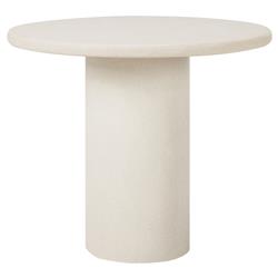 Elements Off White Round Dining Table - Small | Kathy Kuo Home