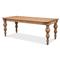 Ethan French Country Natural Reclaimed Pine Wood Rectangular Dining Table - 84"W